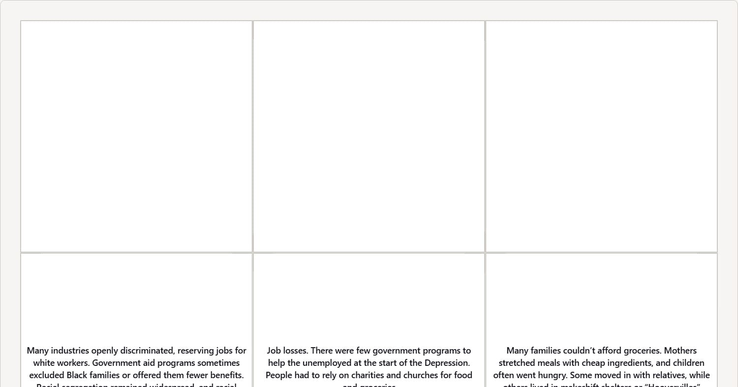 The Human Toll of the Great Depression - DocsTeach