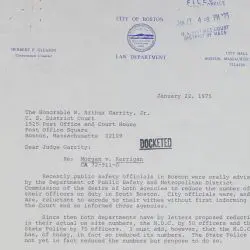 Letter from Kevin Moloney, Assistant Corporation Counsel for the City ...
