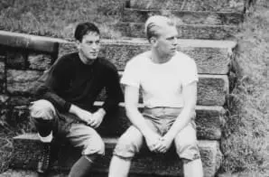 Gerald R. Ford, Jr., with Bill Renner at Gales Ferry, Connecticut ...