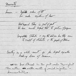 Robert F. Kennedy's Notes on Civil Rights Speech - DocsTeach