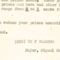 Letter from William F. Pearson to Mrs. J. T. Shaw - DocsTeach