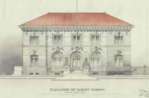 Presentation Drawing of the New Brunswick NJ Post Office - DocsTeach