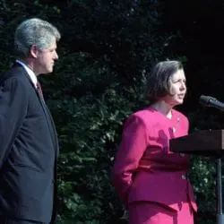 Photograph of President William J. Clinton at a Ceremony Introducing ...