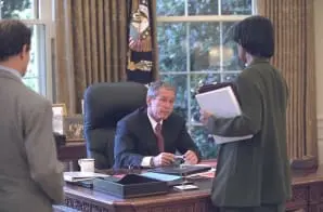 President George W. Bush Meets with National Security Advisor ...