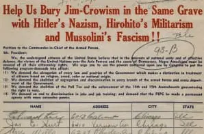 Petition to Bury Jim-Crowism - DocsTeach