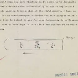 Letter of Albert Einstein to the Lieutenant Stephen Brunauer, U.S. Navy ...