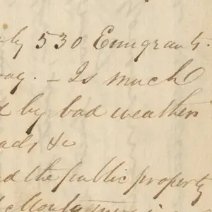 Letter from Capt. John Page Regarding the Movement of 530 Creek Indians ...