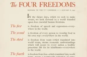 The Four Freedoms - Message to the 77th Congress - DocsTeach