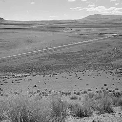 Tule Lake, California. A panoramic view showing a portion of the site ...