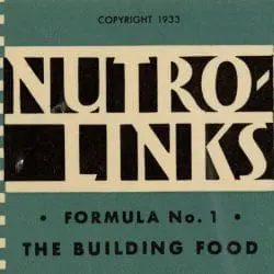 Nutro-Links Formula No. 1 Label - DocsTeach