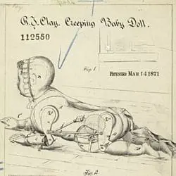 Drawing of Creeping Baby Doll - DocsTeach