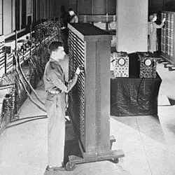 Photograph of ENIAC (Electronic Numerical Integrator and Calculator ...