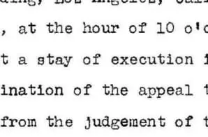 Notice of Motion to Obtain Stay of Execution Pending Decision on Appeal ...