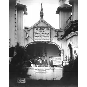 Food for France Fund booth at Connecticut State Fair, Hartford ...