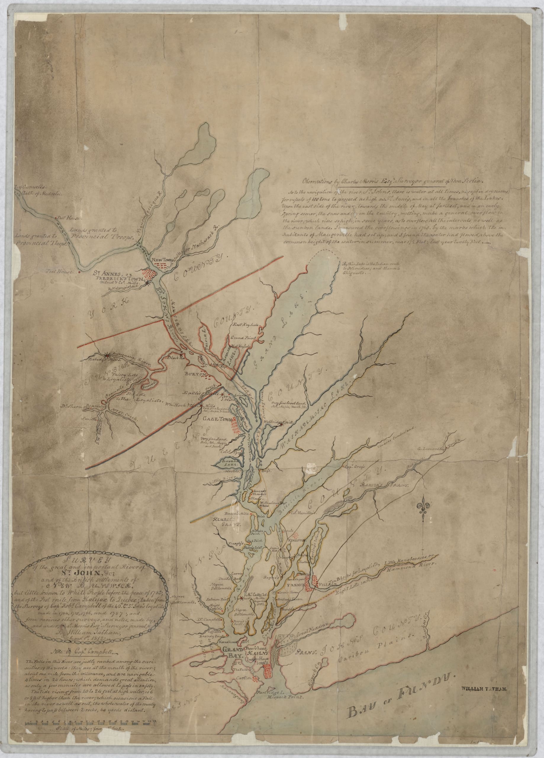 Survey of the great and important River of St. John, & and of the ...