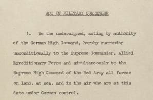 Act of Military Surrender - DocsTeach