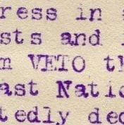 Letter from A. M. Geisbert, Editor and Publisher of the Official ...