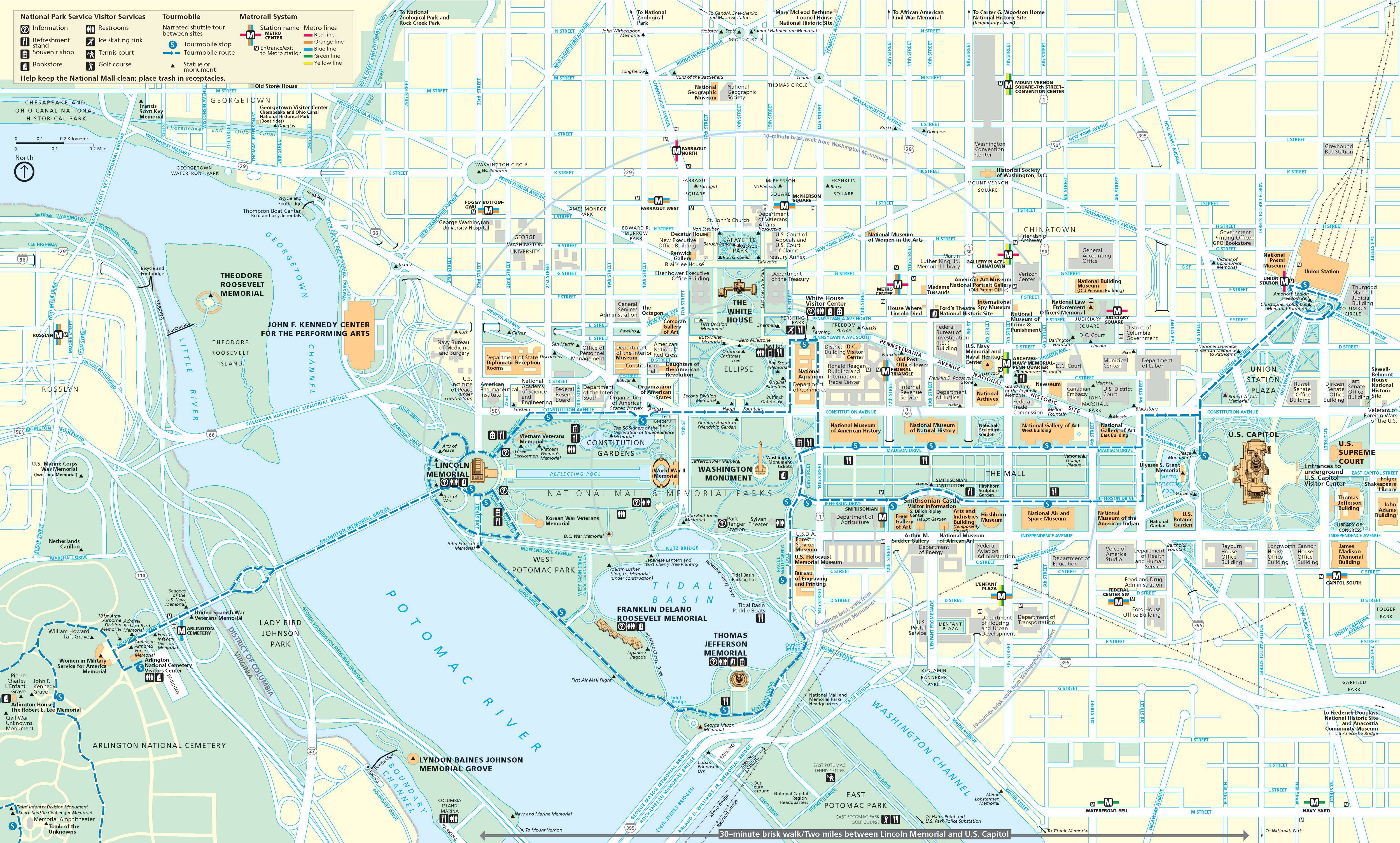 National Mall and Memorial Parks Map 1, Project Years 2004-2012 - DocsTeach