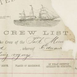 Crew List for the Bark Morning Star and Attached Supporting ...