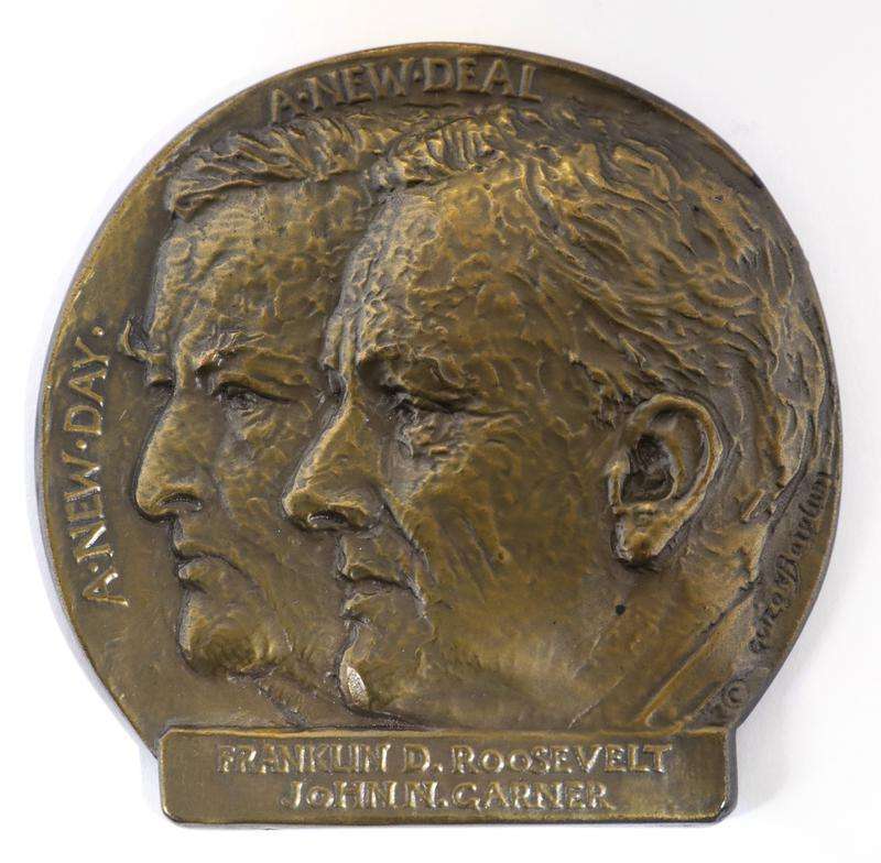 Roosevelt and Garner Campaign Plaque - DocsTeach