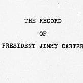 The Record of Jimmy Carter - DocsTeach