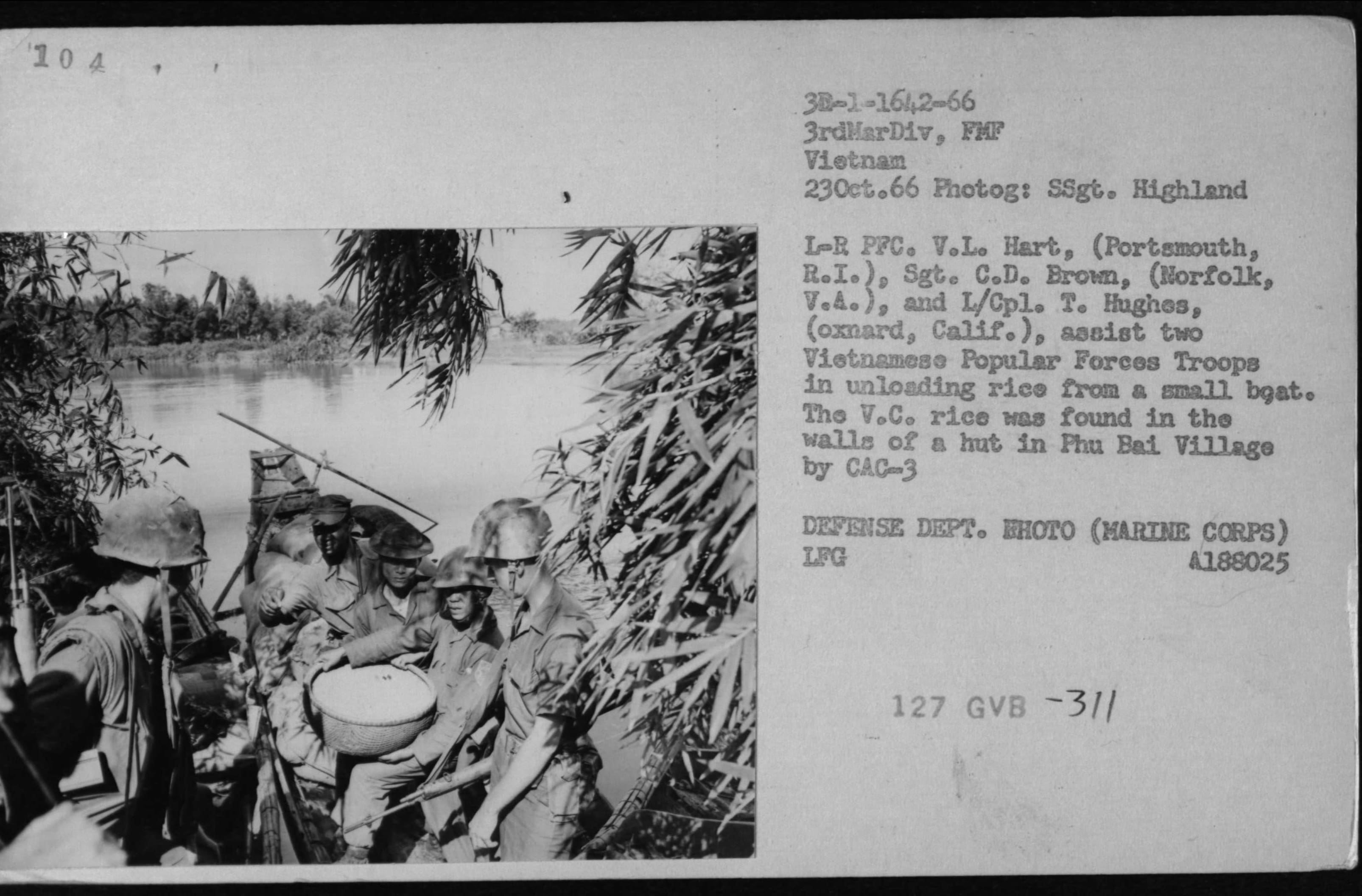 311 - ARVN (Army of the Republic of Vietnam) - 1966 - October 23, 1966 ...