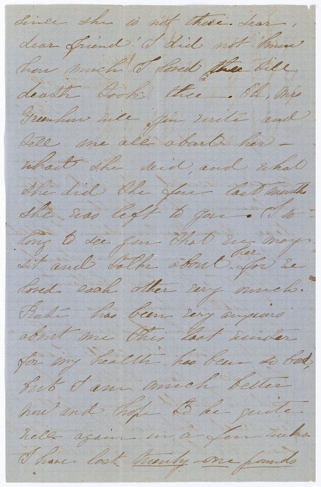 Letter Sent from Paris, France, from a Sophia to Rose Greenhow - DocsTeach