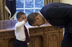 Jacob Philadelphia Interacts with President Barack Obama in the Oval ...