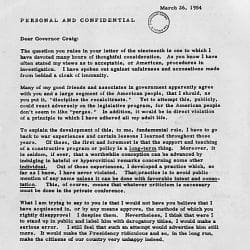 Letter from President Eisenhower to George N. Craig - DocsTeach