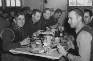 At Alexai Point, Attu, Aleutian Islands, officers of the 28th Bomb ...