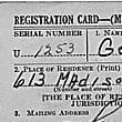World War II Selective Service System Registration Card for George ...
