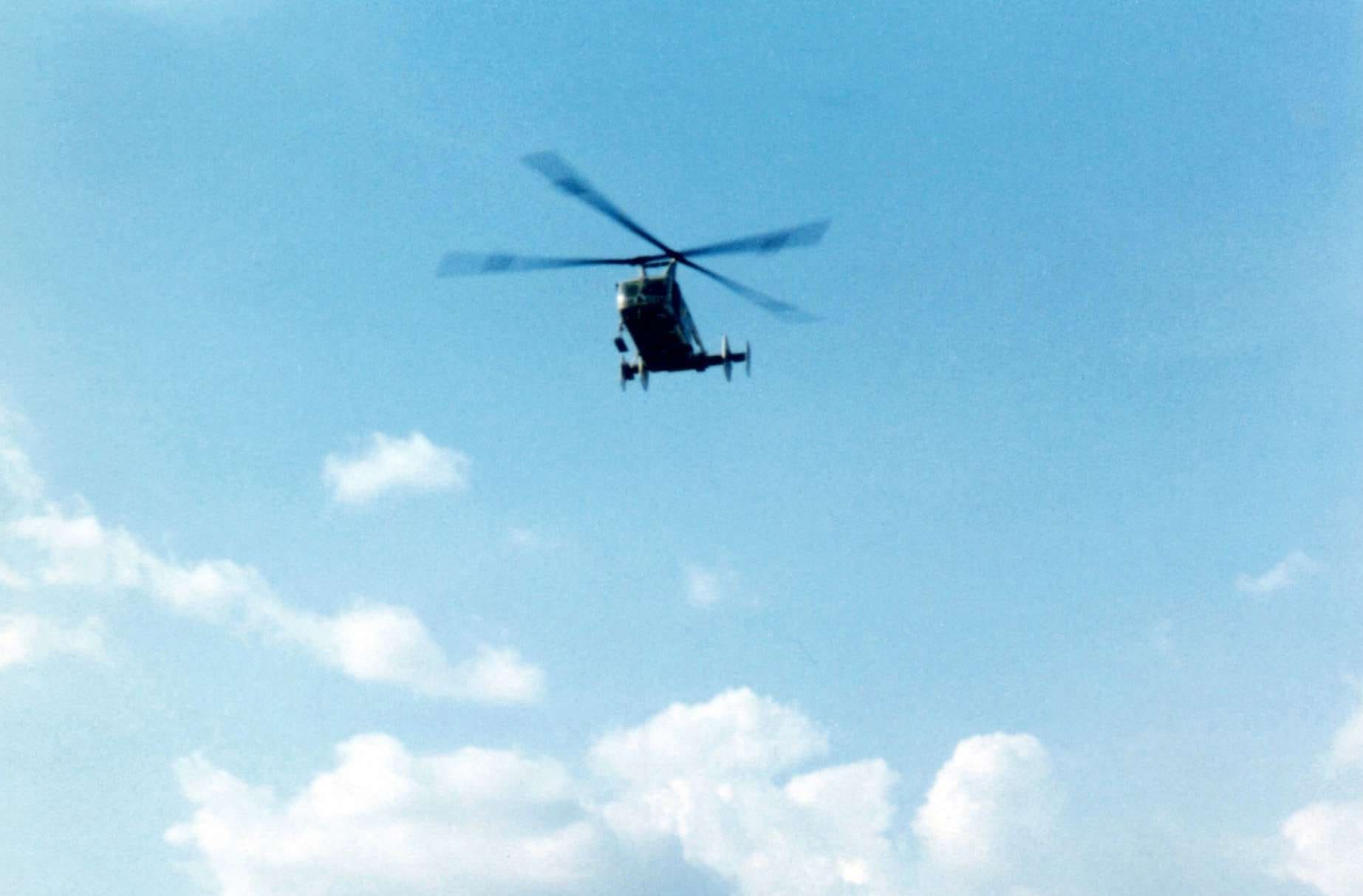 As the Kaman HH-43F Huskie (Pedro) Hovers, AIRMAN First Class (A1C ...