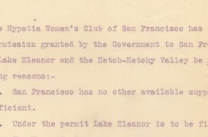 Petition from the Hypatia Women’s Club of San Francisco in favor of ...