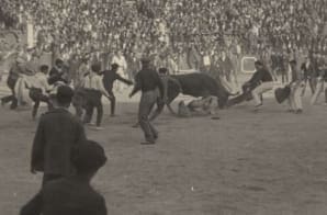 Ernest Hemingway Fighting a Bull in Pamplona, Spain - DocsTeach