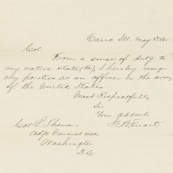 Resignation Letter of James E. B. Stuart - DocsTeach