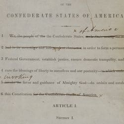 Draft of the Confederate Constitution - DocsTeach