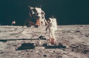 Photograph of Neil Armstrong on the Moon - DocsTeach