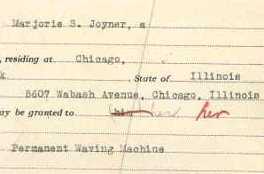 Marjorie S. Joyner’s Petition for a Patent Application for a Permanent ...