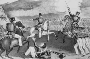 General Taylor at the Battle of Resaca de la Palma. Captain May ...