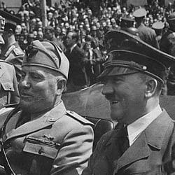 Fuhrer und Duce in Munchen. Hitler and Mussolini in Munich, Germany ...