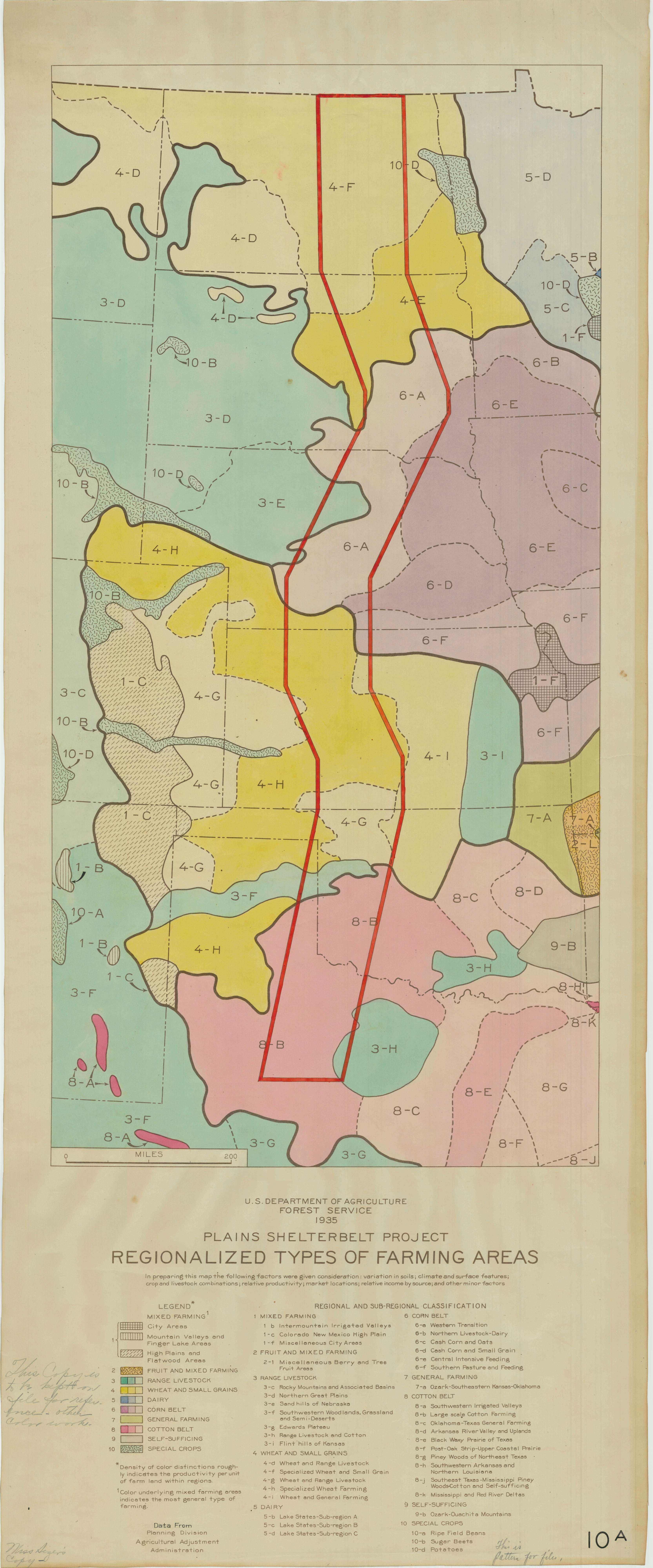 Regionalized Types of Farming Areas - DocsTeach