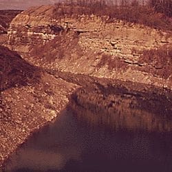 Strip Mine Pit Filled with Water in an Apparent Violation of Ohio Law ...