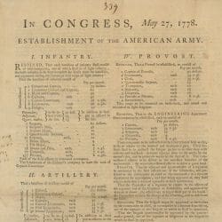 Establishment of the American Army - DocsTeach