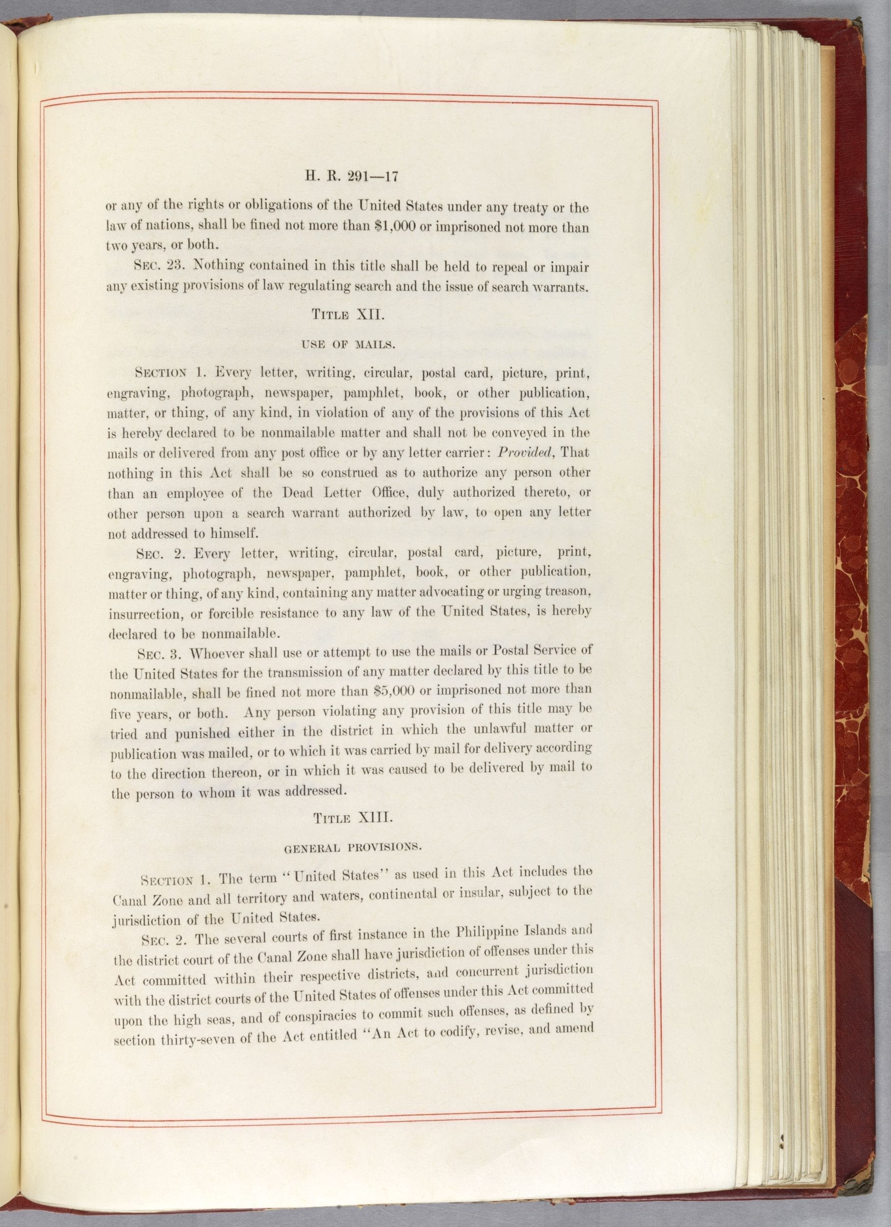 Act of June 15, 1917, Public Law 24 (Espionage Act) - DocsTeach