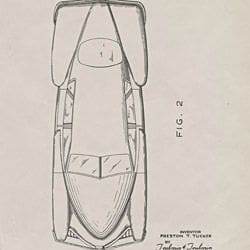 Tucker 'Torpedo' Patent Drawing - DocsTeach