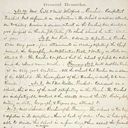 General Remarks from the Submonthly Report of William Fisk - DocsTeach