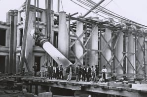 Photograph of the Treasury Department Building Under Construction ...