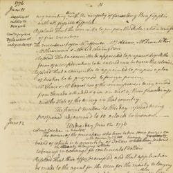 Appointment of Committee of Five to Draft Declaration of Independence ...