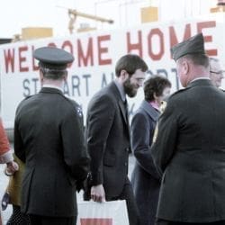 Michael Metrinko, former hostage to Iran, walks on U.S. soil for the ...