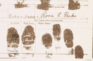 Fingerprint Card of Rosa Parks - DocsTeach
